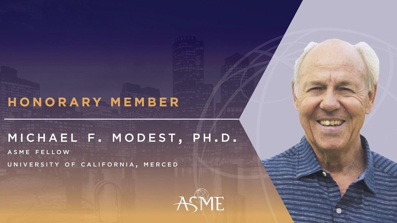 2017 ASME Honors: Michael F. Modest, Ph.D. - YouTube