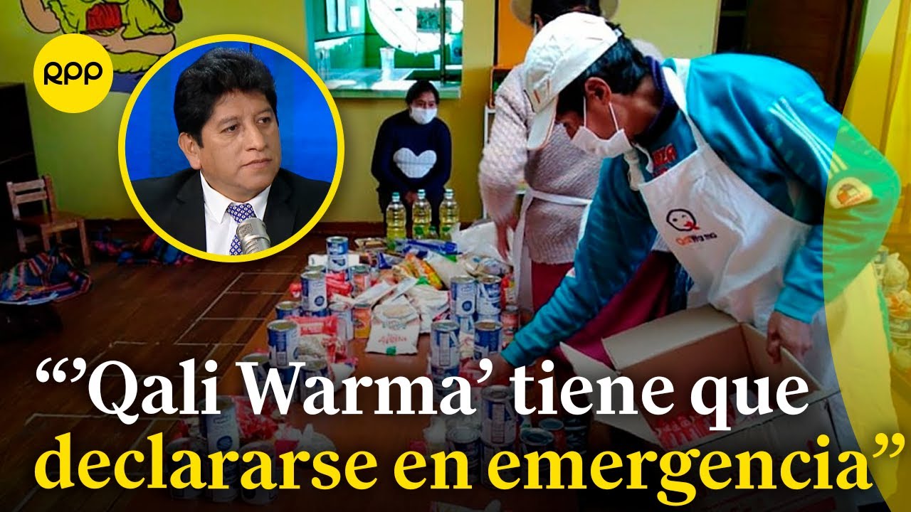 "'Qali Warma' tiene que declararse en emergencia", afirma Josué ...