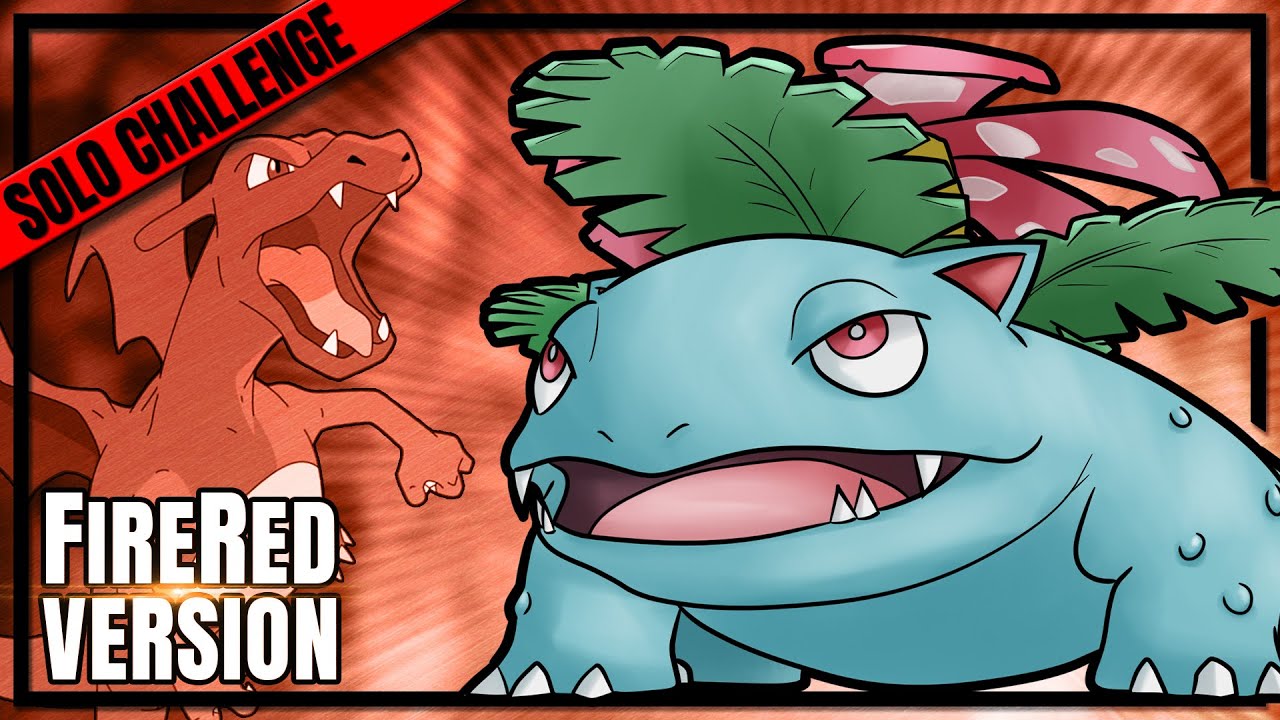 Venusaur-Line Solo Challenge - Pokemon FireRed - YouTube