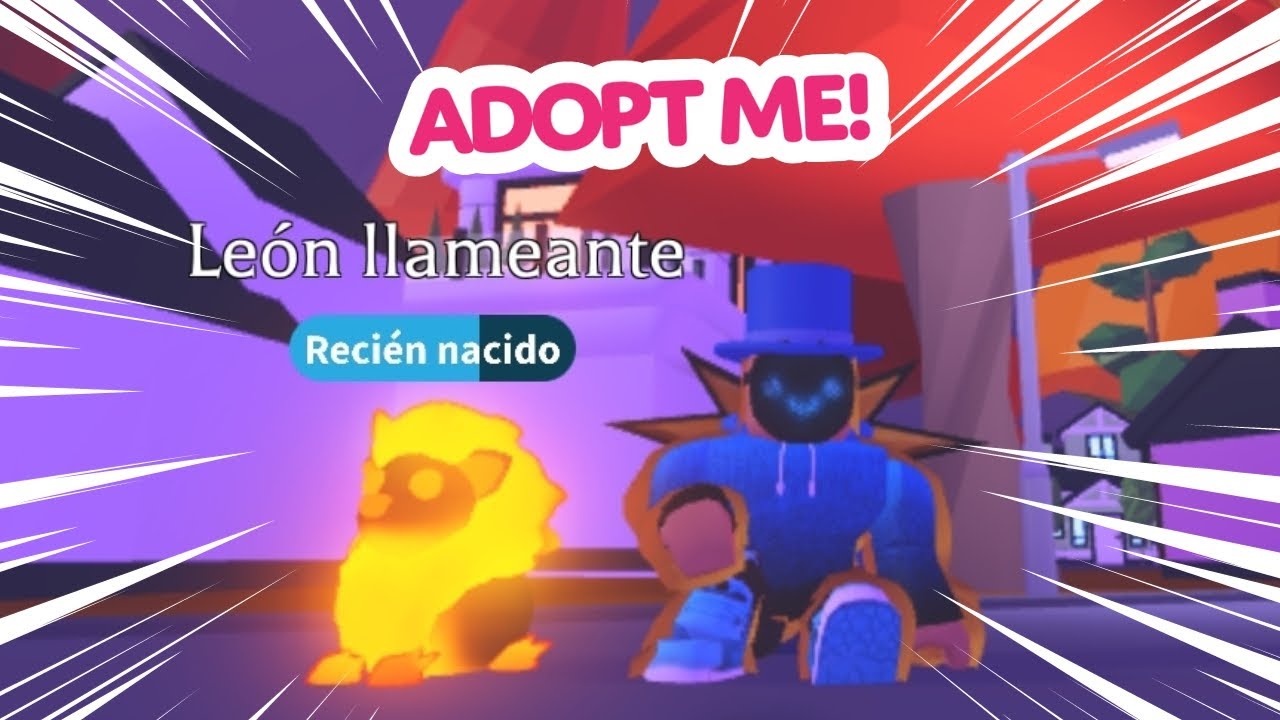 Adopt Me ¡¡Conseguí El "León Llameante". 🦁 Con Un Solo Señuelo!! (Real ...