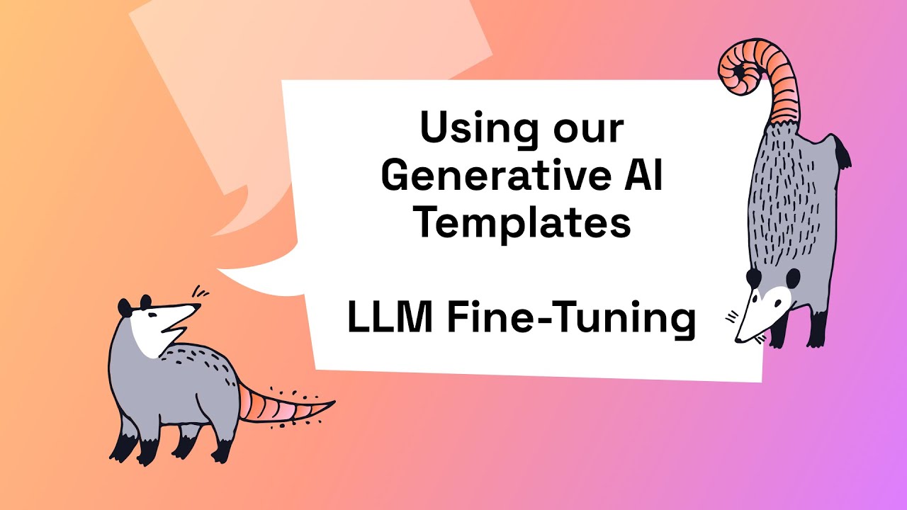 Using Label Studio's Generative AI Templates | LLM Fine-Tuning - YouTube