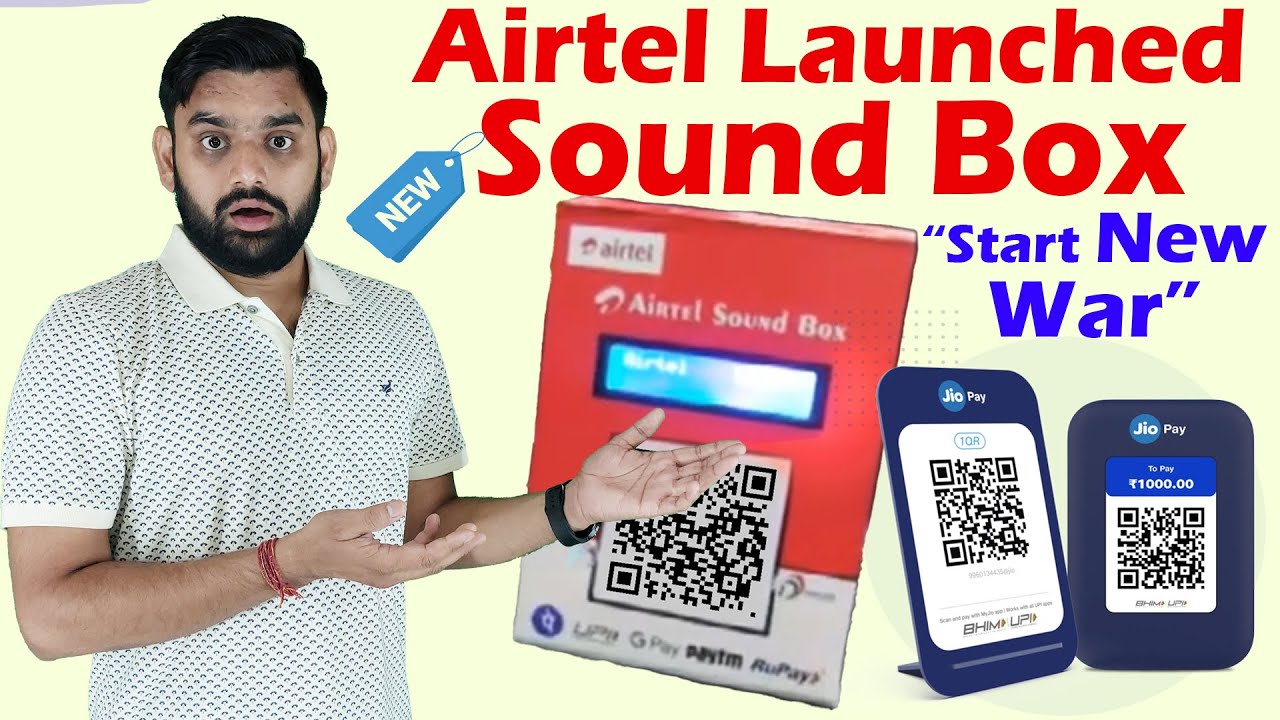 Airtel Launched Sound Box For Received Payments | Airtel Marchent ...