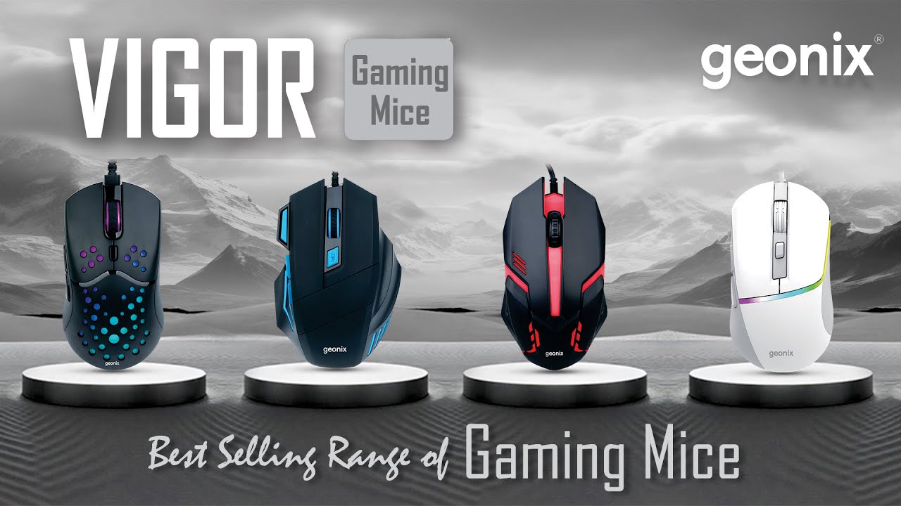 Presenting Geonix VIGOR gaming mouse series - YouTube