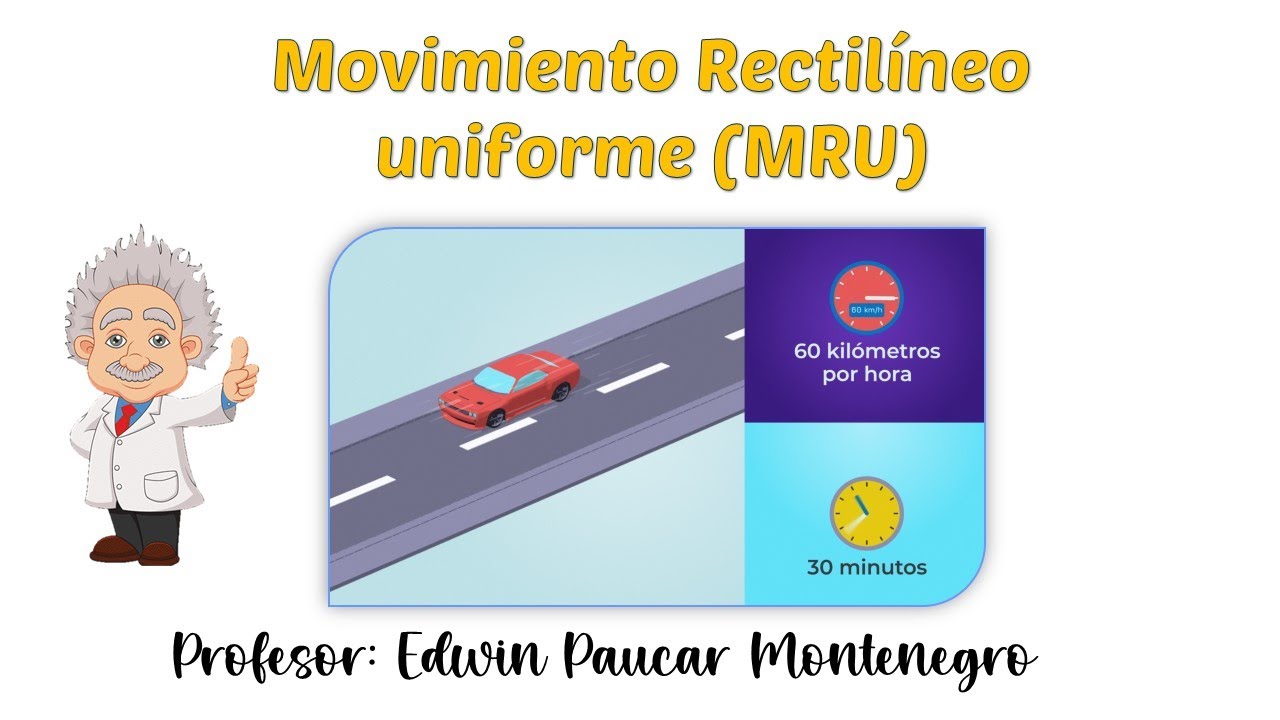 Movimiento rectilíneo uniforme (MRU) - YouTube