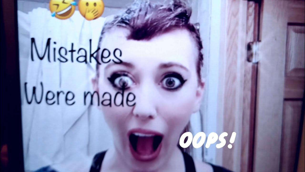 Cuttting micro bangs & shaving my hairline WAY back. Slight fail ...