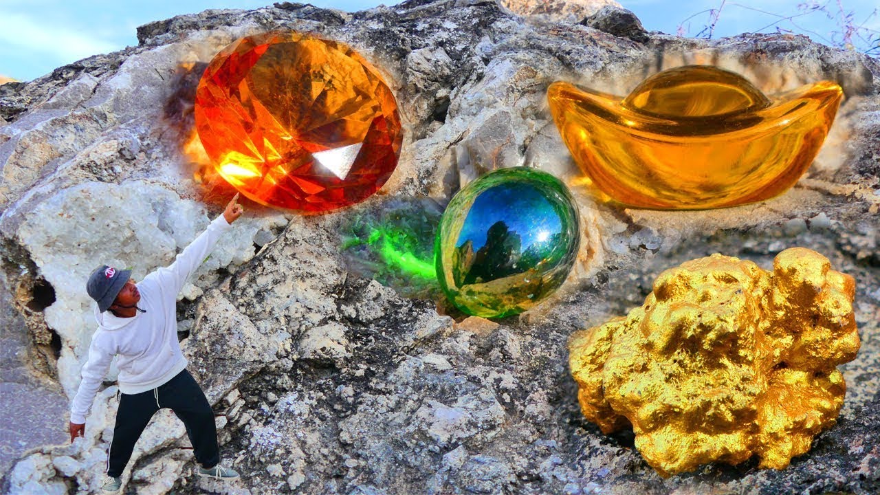 Rare diamonds, the process of mining gold, crystals and our diamonds in ...