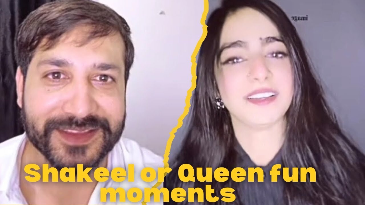 Shakeel or Queen fun moments😂 #live #livestream #funny - YouTube