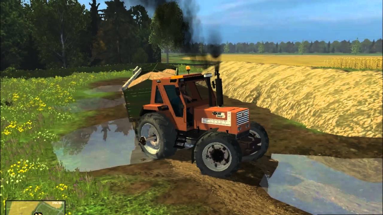 Farming Simulator 15 Fiat vs sár - YouTube