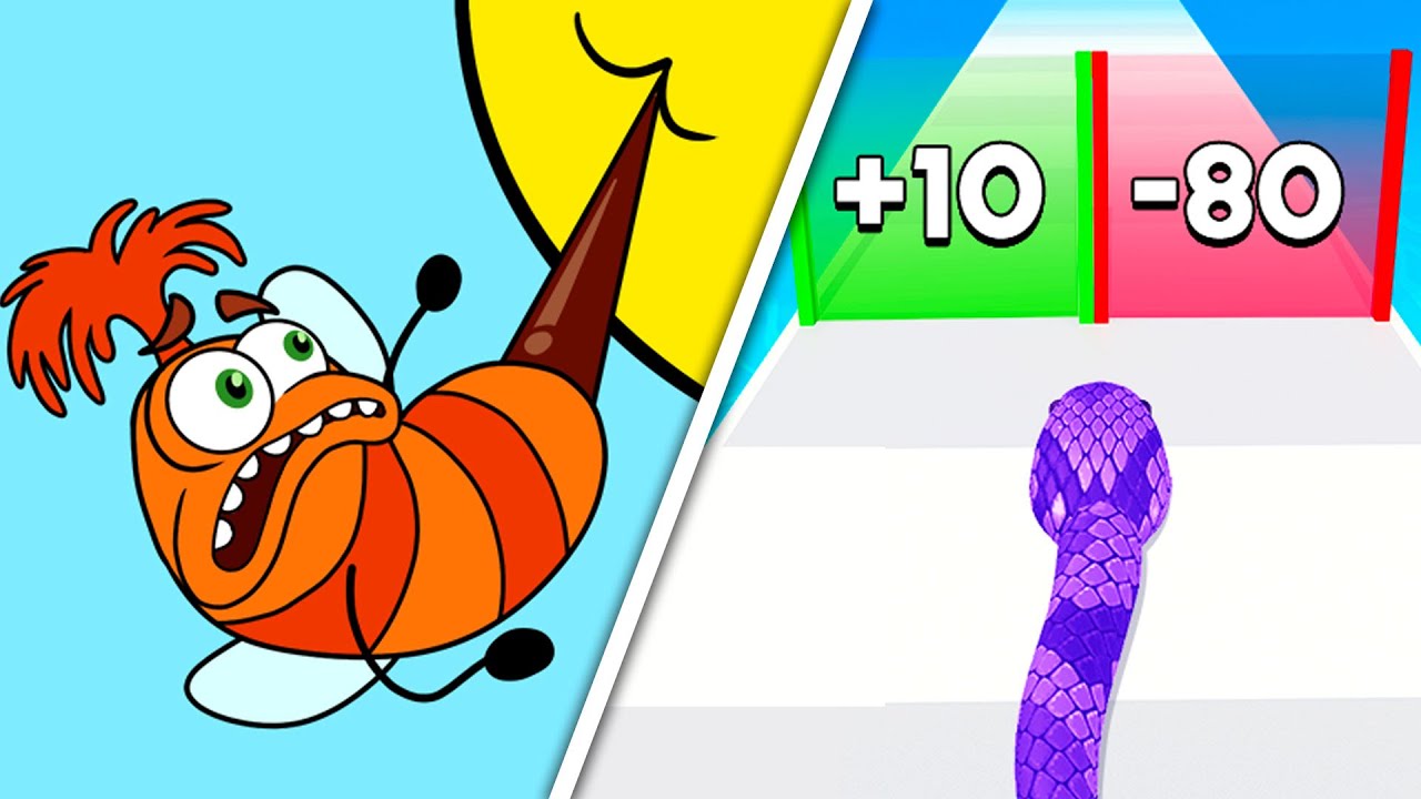 Help Me Tricky Puzzle vs Snake Run Race |🟩🥑💚🥑🟩| All Level Gameplay ...