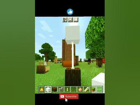 How to make Lamp in Minecraft - YouTube