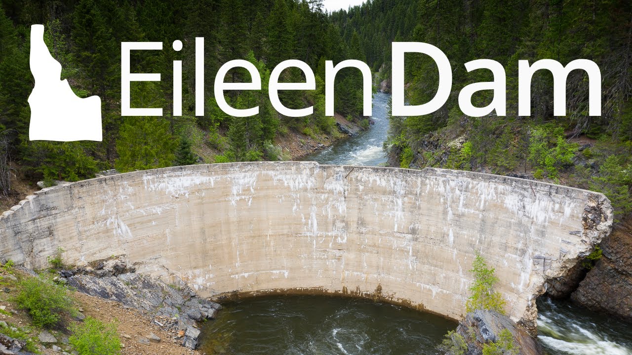 Eileen Dam in Idaho from a Drone - YouTube