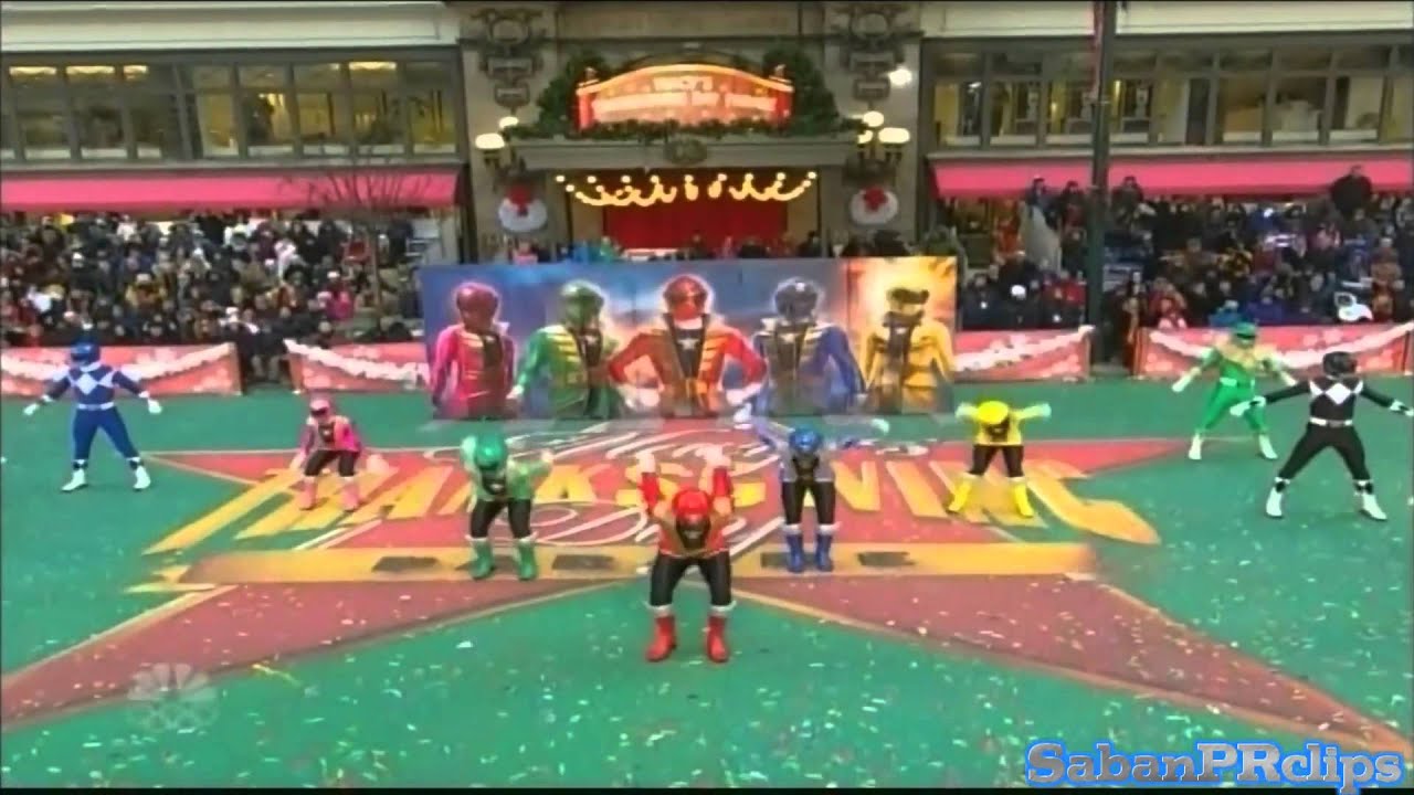Power Rangers Super Megaforce - Macy's Day Thanksgiving Day Parade 2013 ...