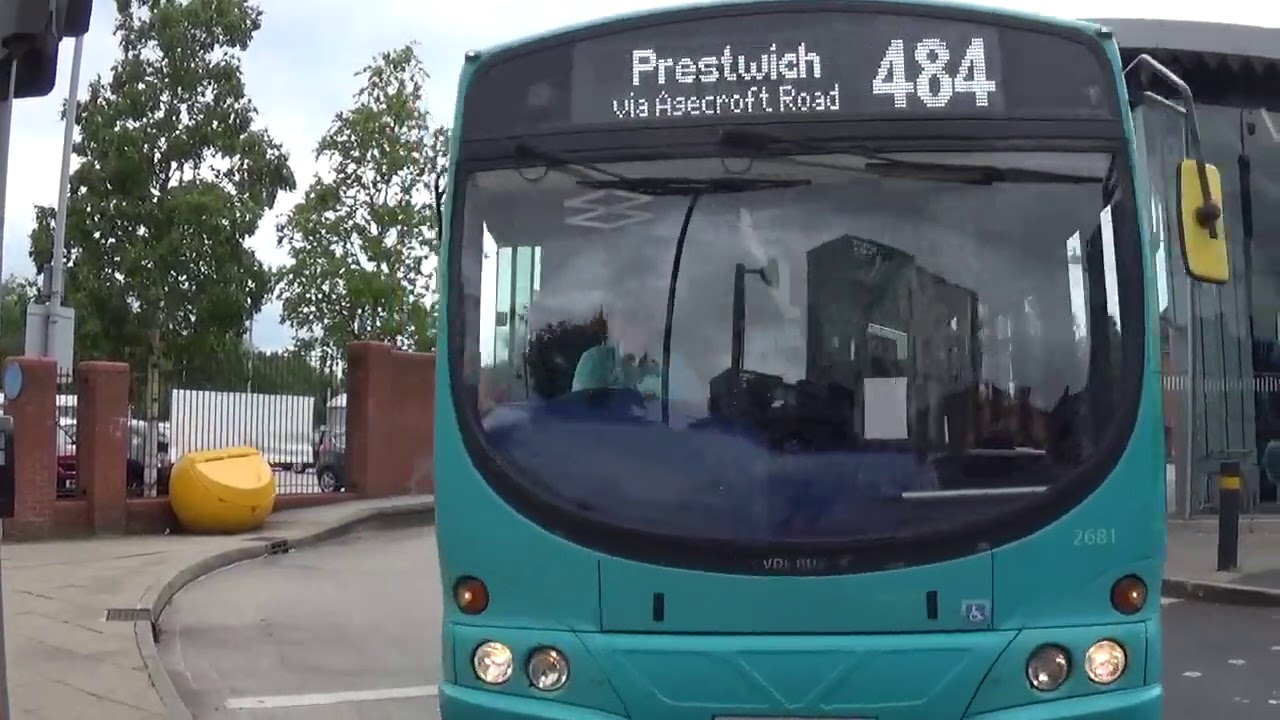 Eccles 484 Arriva Bus To Prestwich - YouTube