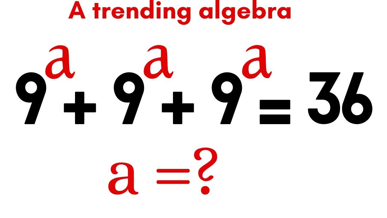 A Trending Math Olympiad Algebra You Should Know How To Solve In Few ...