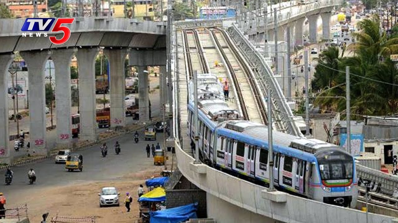 L&T Officials Speed Up Metro Rail Works In Hyderabad | TV5 News - YouTube