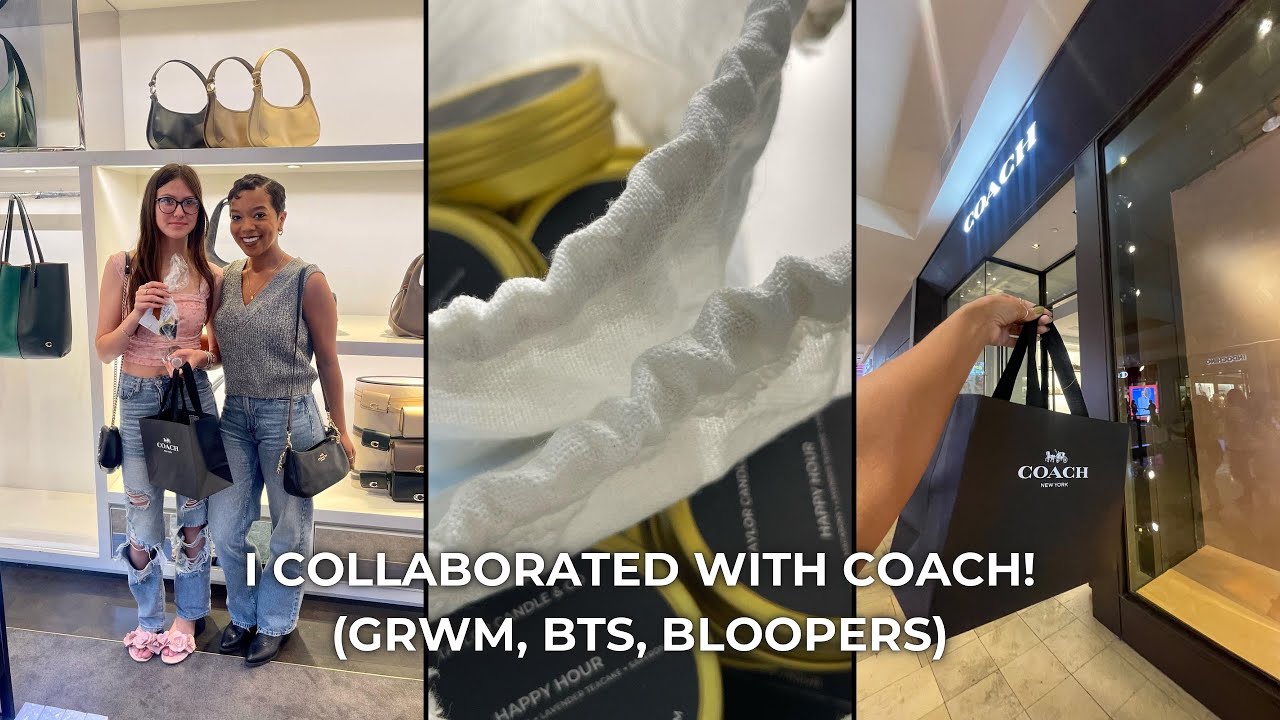 I COLLABORATED WITH COACH! 🕯️👜 - YouTube
