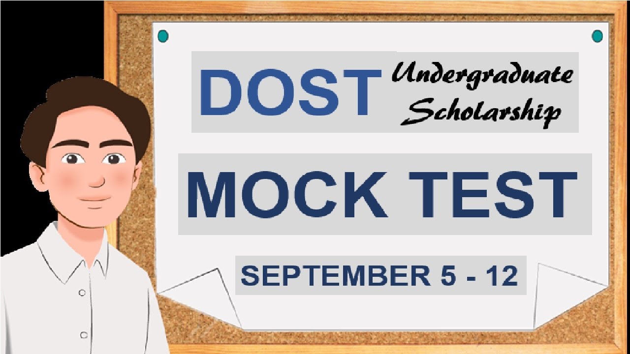 DOST Undergraduate Scholarship Mock Test - YouTube