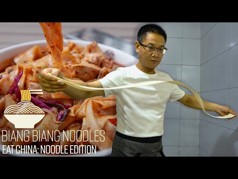 Authentic Hand-Ripped Biang Biang Noodles in Xi’an - Eat China (S2E2)