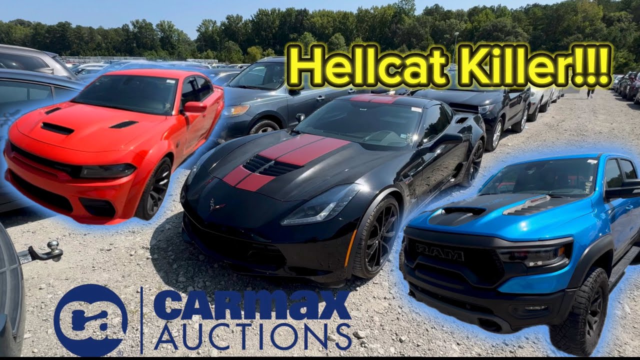 I Found a Super Fast Corvette Z06 Hellcat Killer at Carmax Dealer Auctions - YouTube