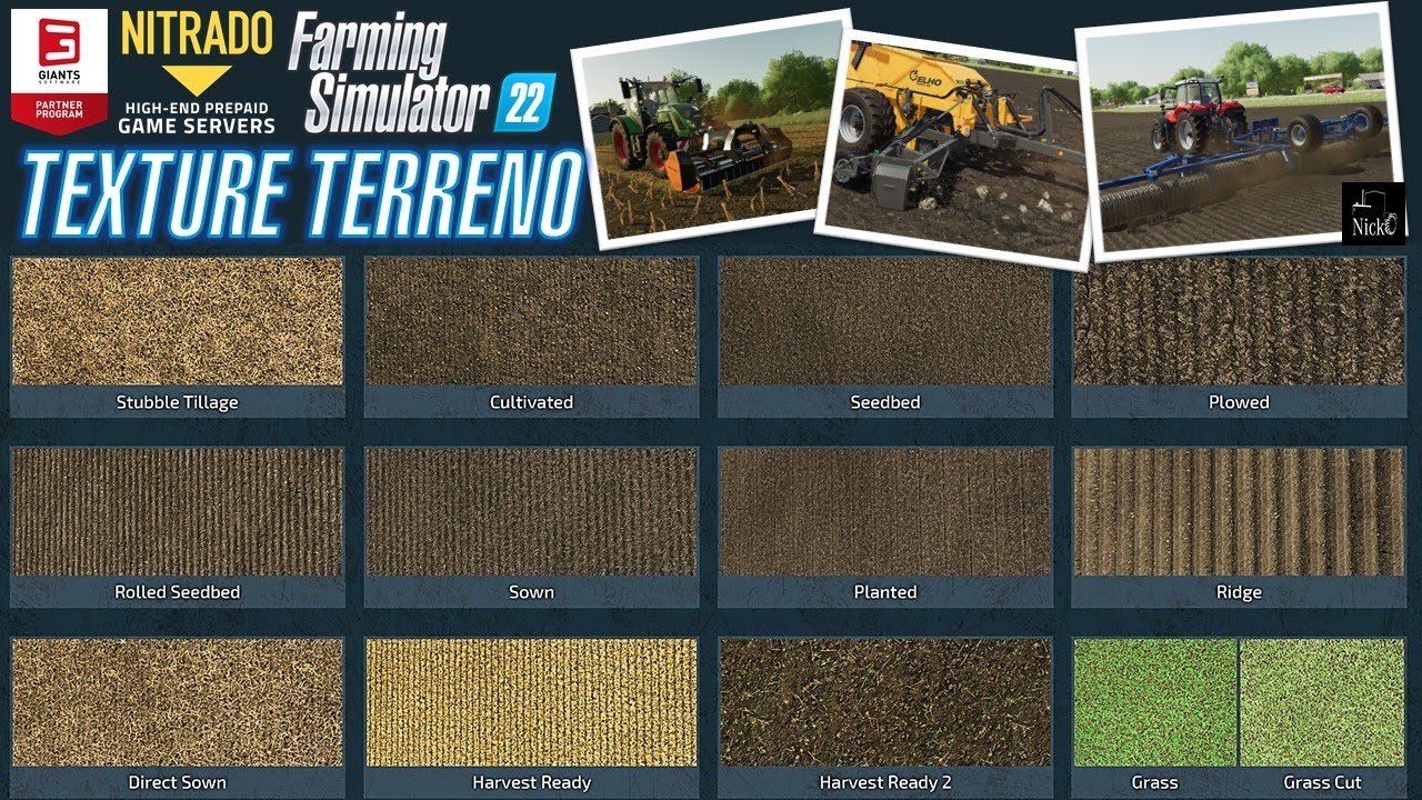 FARMING SIMULATOR 22 🚜TEXTURE TERRENO 🔍 #farmingsimulator22 #nicko87 ...