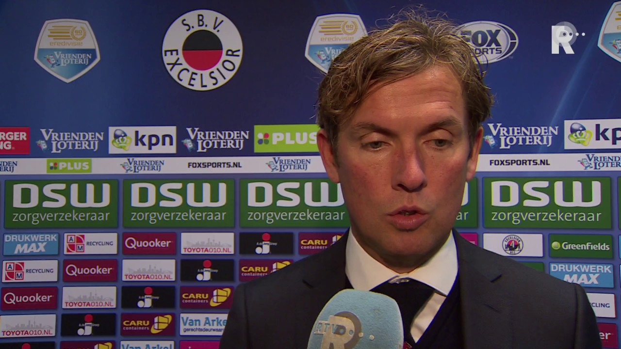 Alex Pastoor na afloop van Excelsior - Sparta - YouTube