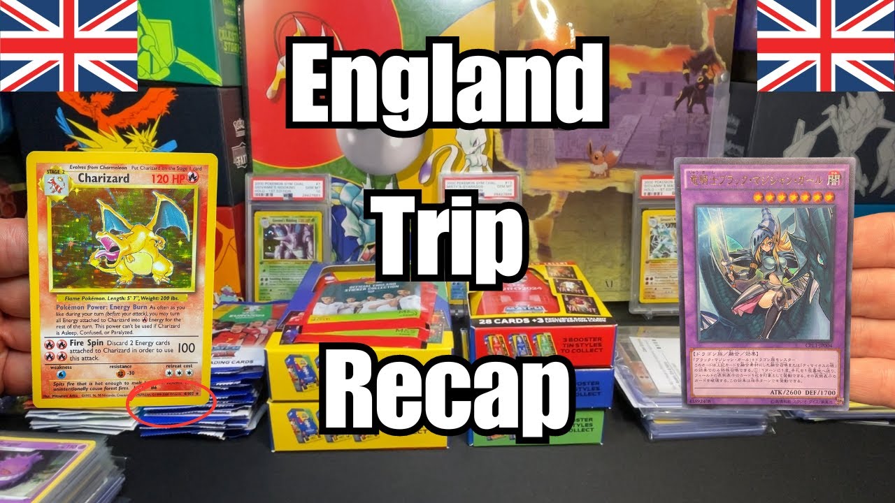 England Trip Pokémon & Yu-Gi-Oh! Card Purchase Recap! - YouTube