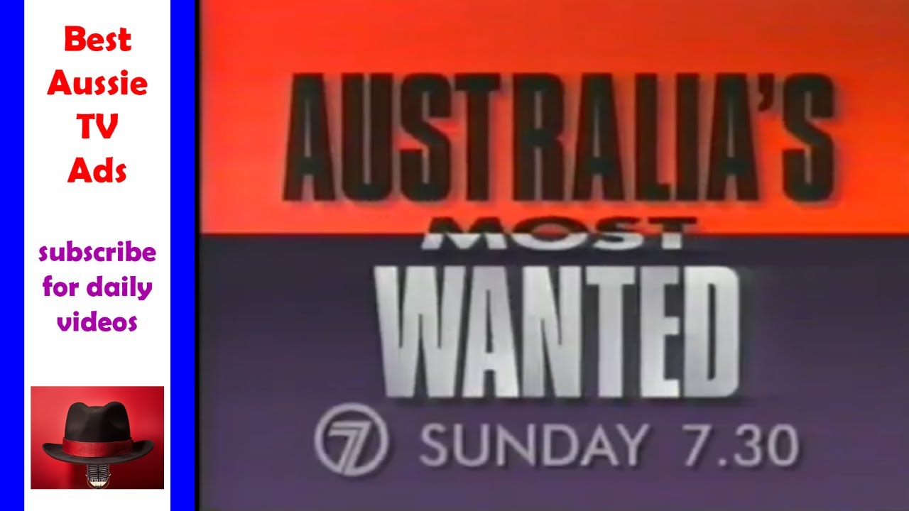 Australia's Most Wanted Promo for 21 May episode [1989] - Best Aussie ...