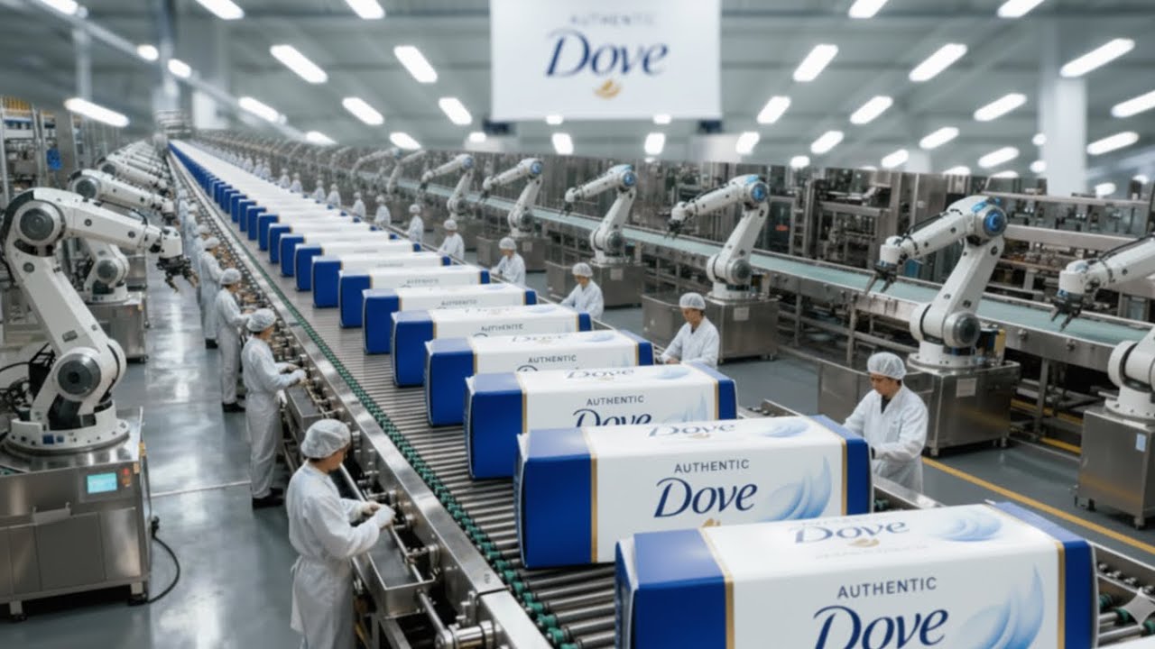 Why This Is NOT Soap! Inside the Dove Factory (Revealed) - YouTube