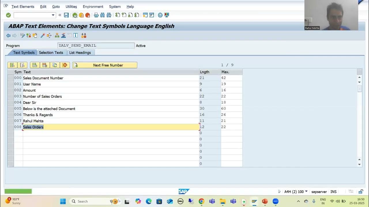 75 - Additional ABAP Concepts - Sending ALV Output as an E-Mail Attachment Part9 - YouTube