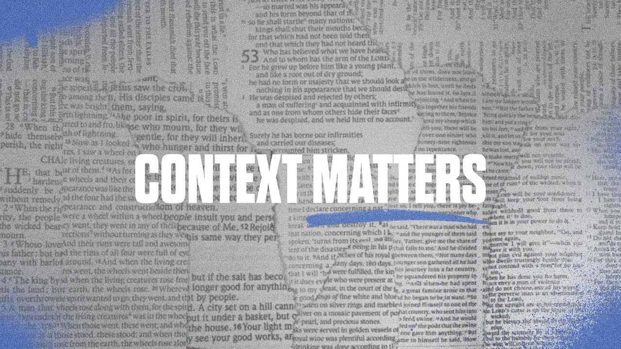 TBC Online | Train Up A Child I Context Matters - YouTube