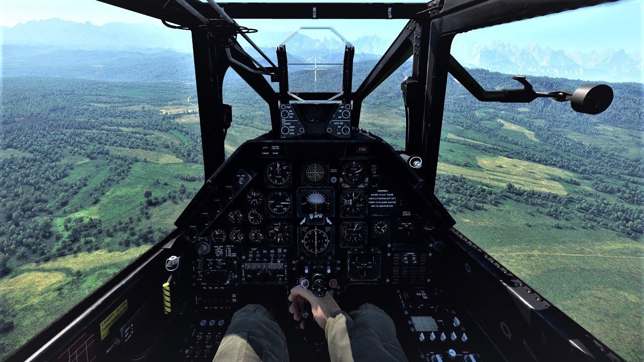 AH-1F Cobra New Detailed Pilot Cockpit (War Thunder "Direct Hit" 1st ...