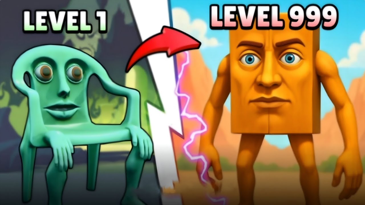 Brainrot Evolution - From Level 1 To 100 "ROBLOX" #4k 60fps ...