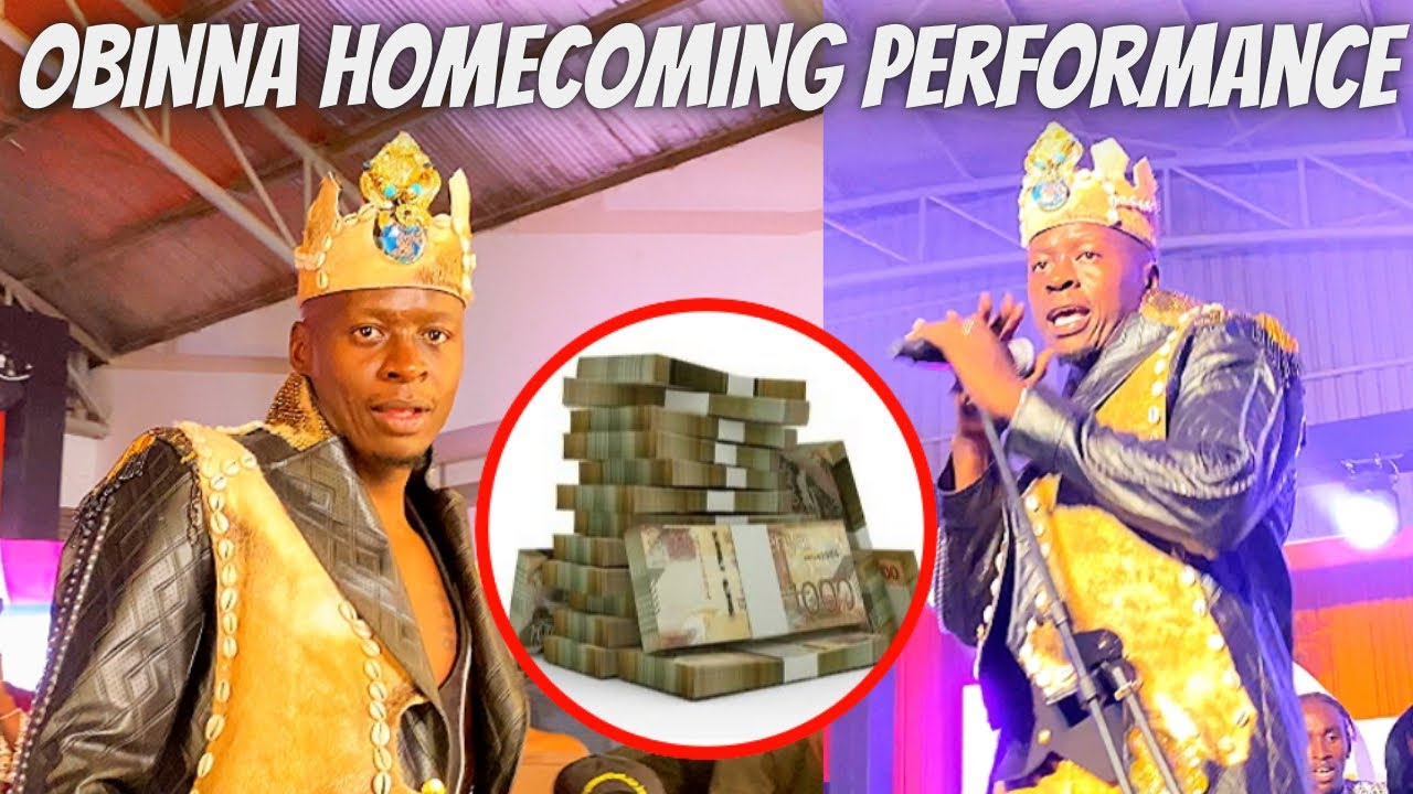 OGA OBINNA Showered With Lots Of Cash As He Performs At His Homecoming ...
