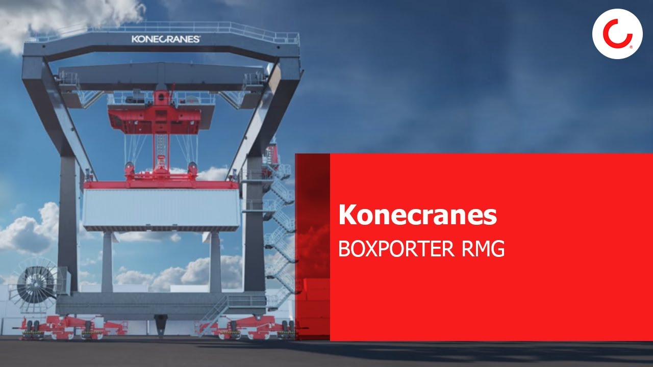 Konecranes BOXPORTER RMG and the vision of the future for RMGs - YouTube
