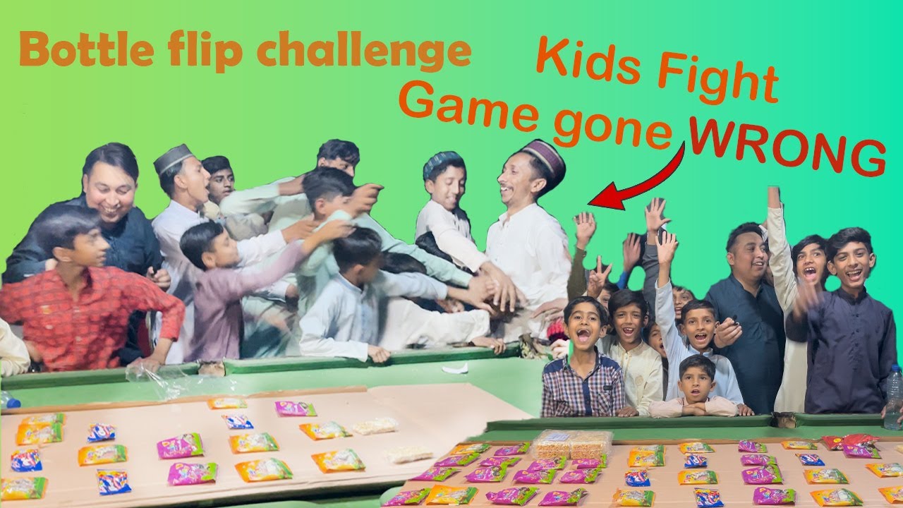 Bottle flip food challenge | Eating Games challenge | Kids Challenge ...