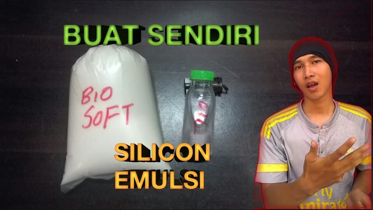 Cara mudah buat silicon emulsi + inovasi - YouTube