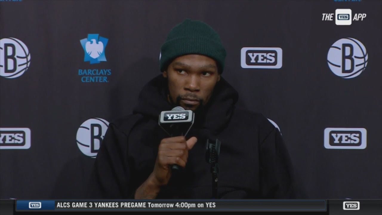 Kevin Durant Postgame Interview | Brooklyn Nets beat Toronto Raptors ...