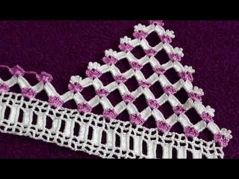 Havlu kenarı örnekleri iki renkli havlu kenarı örnekleri