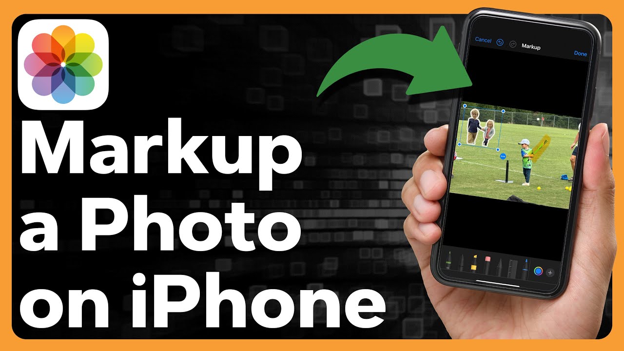How To Markup A Photo On iPhone - YouTube
