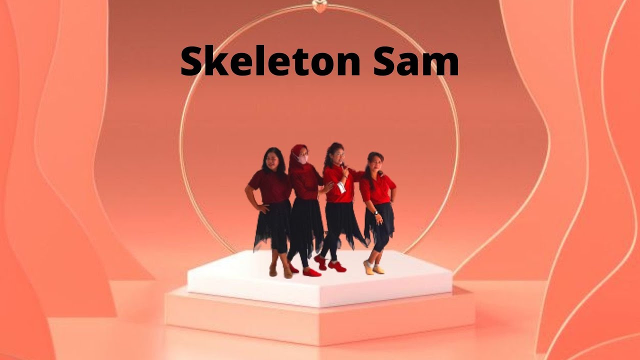 SKELETON SAM LINE DANCE | DOUBLE M STUDIO | Choreo by Cody Flowers - YouTube