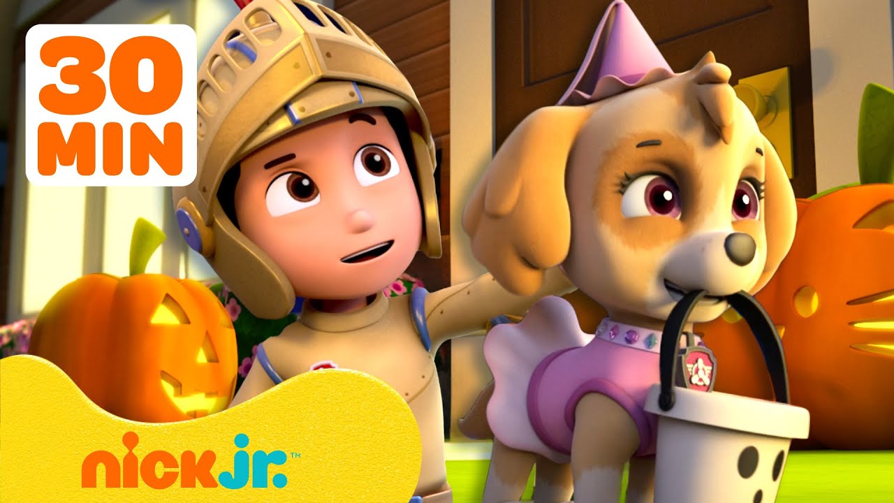 PAW Patrol's Spooky Halloween Missions! 🕷️🎃 w/ Ryder | 30 Minutes ...