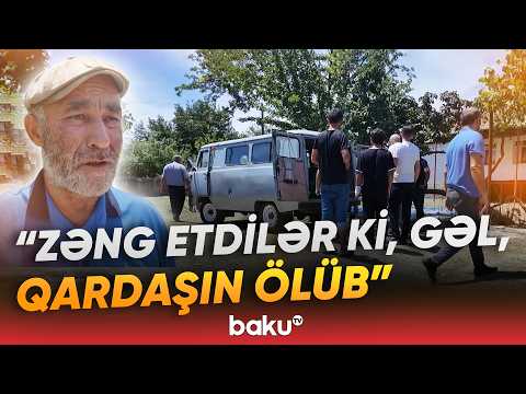 Zərdabda bədbəxt hadisə | 62 yaşlı kişi kanalda batdı - Baku TV