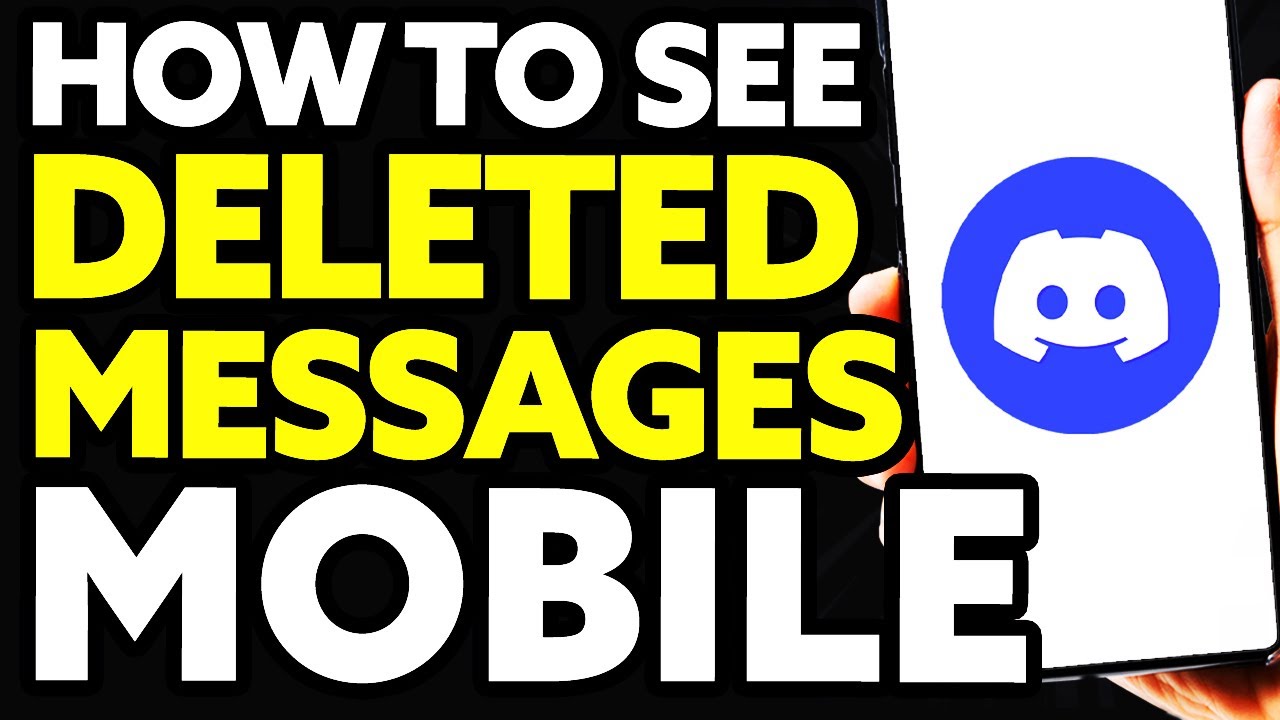 How To See Deleted Messages On Discord Mobile - YouTube