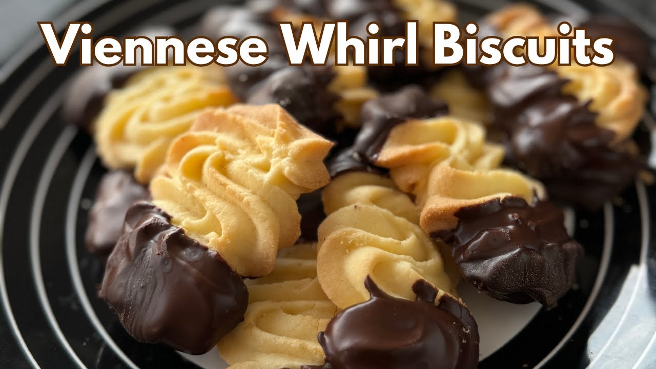 How to Make Perfect Viennese Whirl Biscuits | Easy Recipe with Dark ...