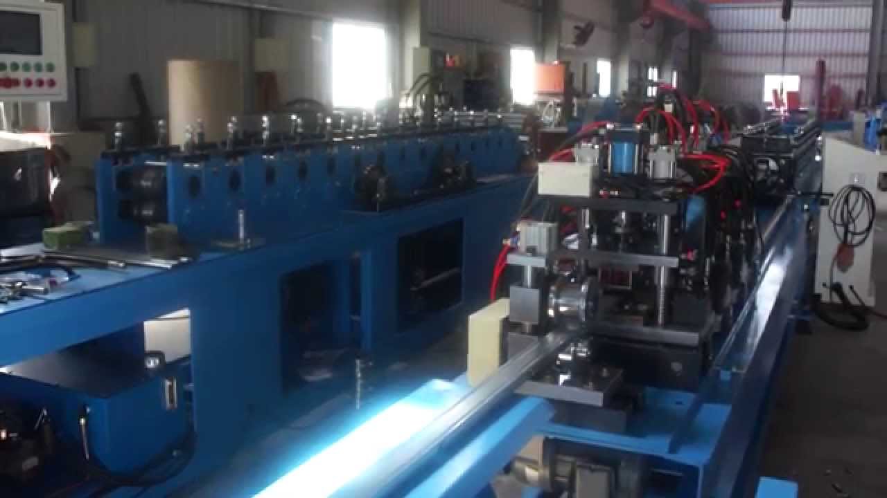 header frame forming machine - YouTube