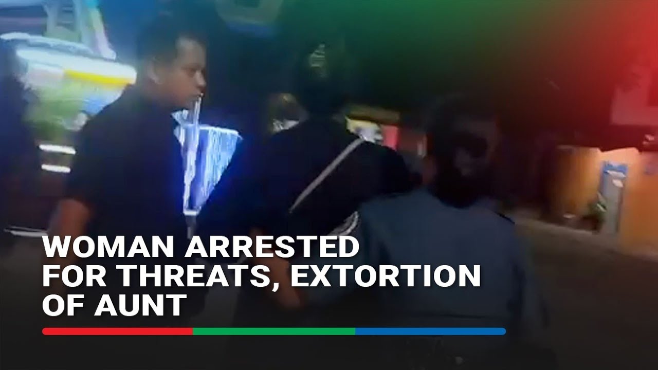 Woman arrested for threats, extortion | ABS-CBN News - YouTube