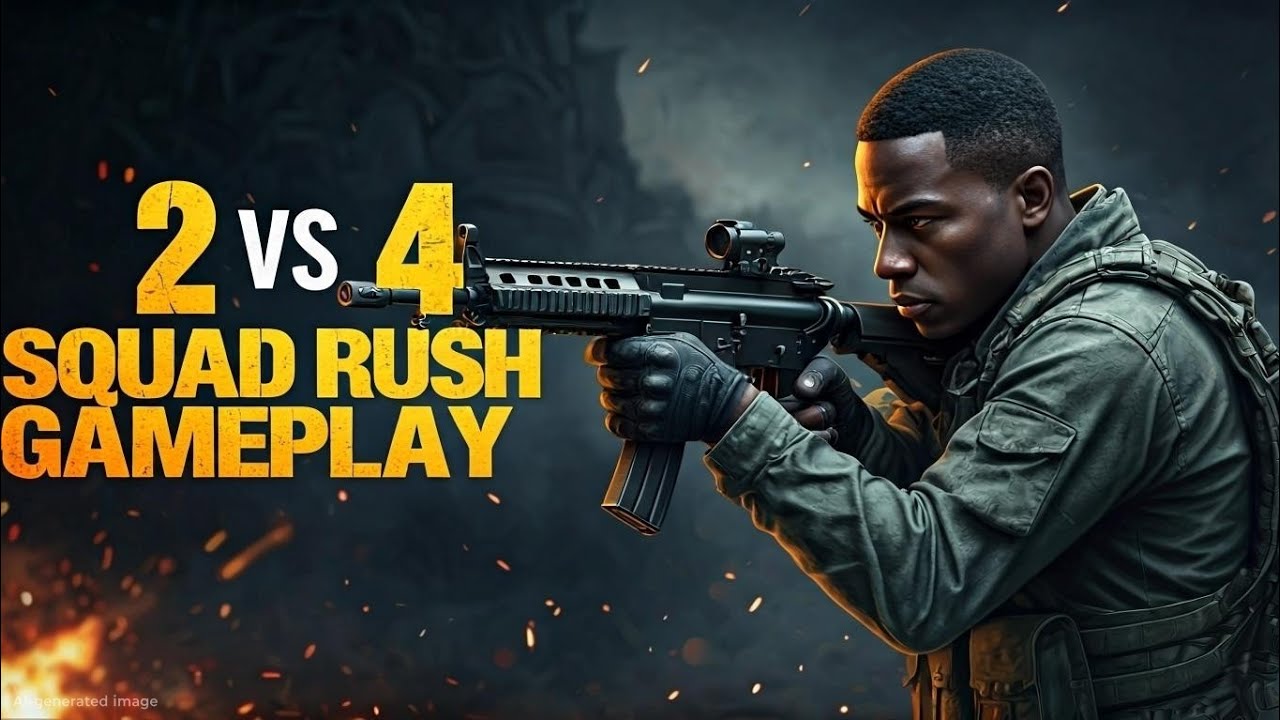2 vs 4 SQUAD |UPDATE 4.0 | RUSH GAME PLAY - YouTube