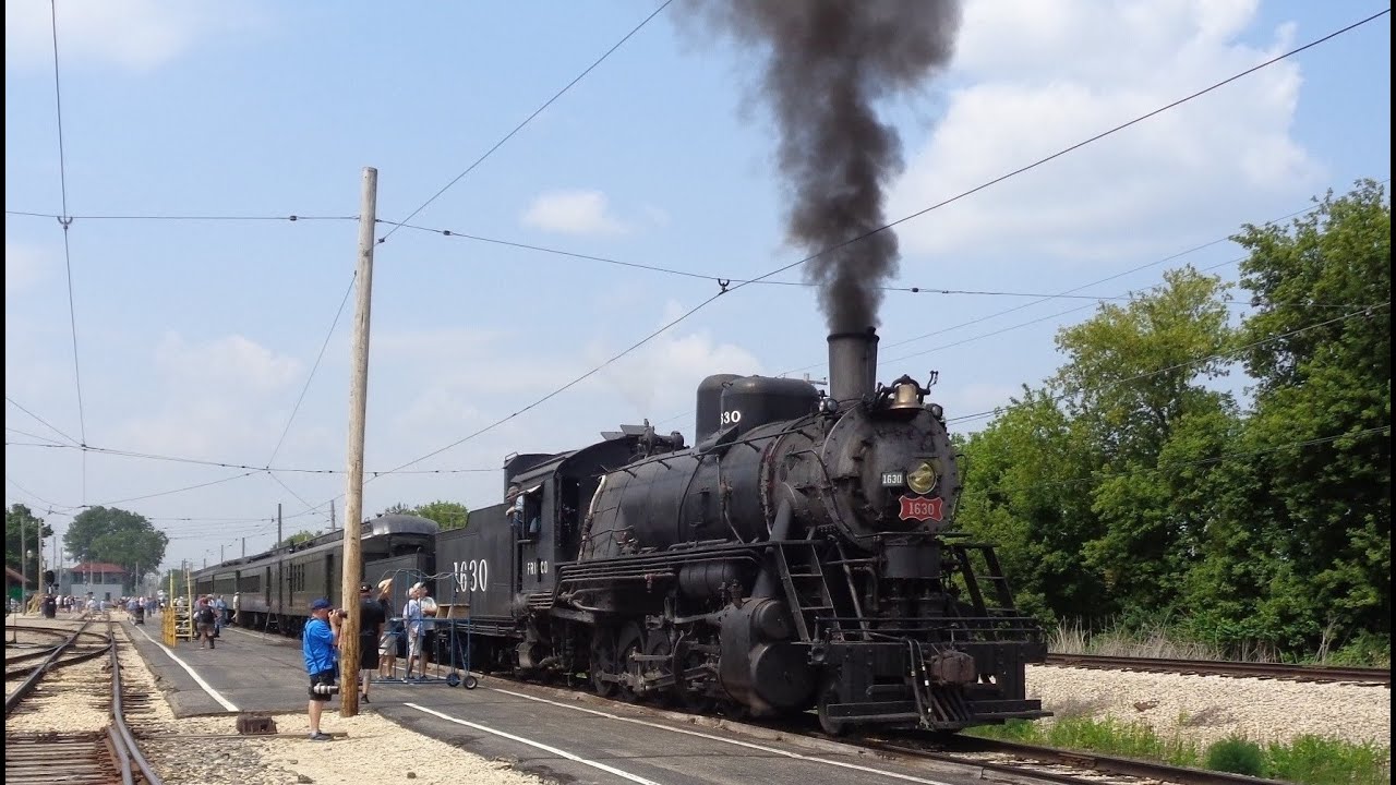 Steam Engine Train , Shay & Diesel Locomotive running on the main line ...