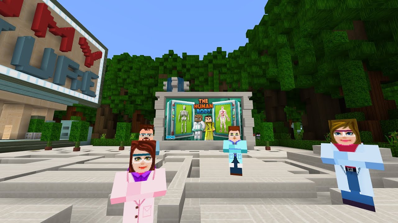 minecraft обзор - THE HUMAN BODY (Go-E craft) | ЧАСТИ ТЕЛА В МАЙНКРАФТ ...