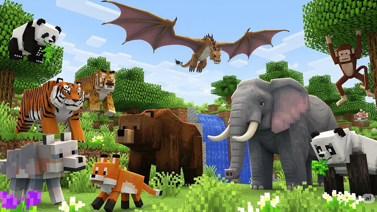 Minecraft world animals mod |A gamingyt1 😎 - YouTube